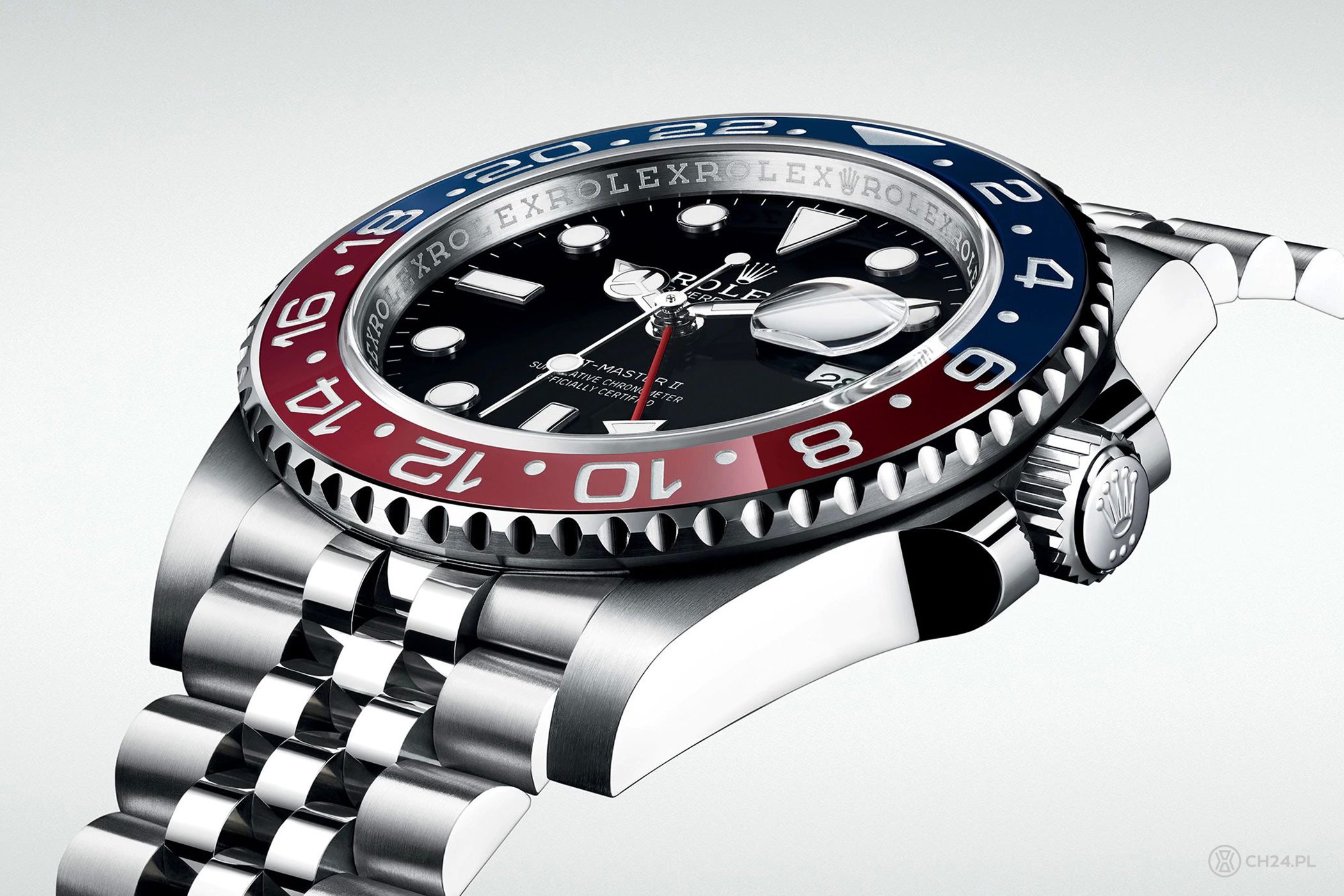Rolex GMT Master II Pepsi W Stali Ref 126710 BLRO CH24 PL Rolex GMT Master II Pepsi W Stali Ref 126710 BLRO CH24 PL