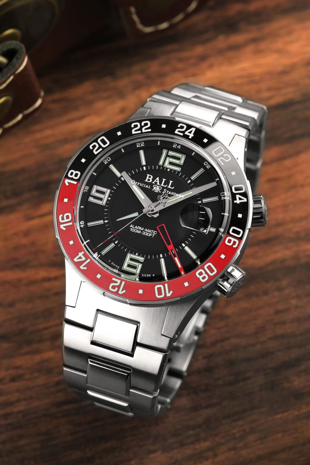 Ball Roadmaster M Model A - zegarek z mechanicznym alarmem i wskazaniem ...