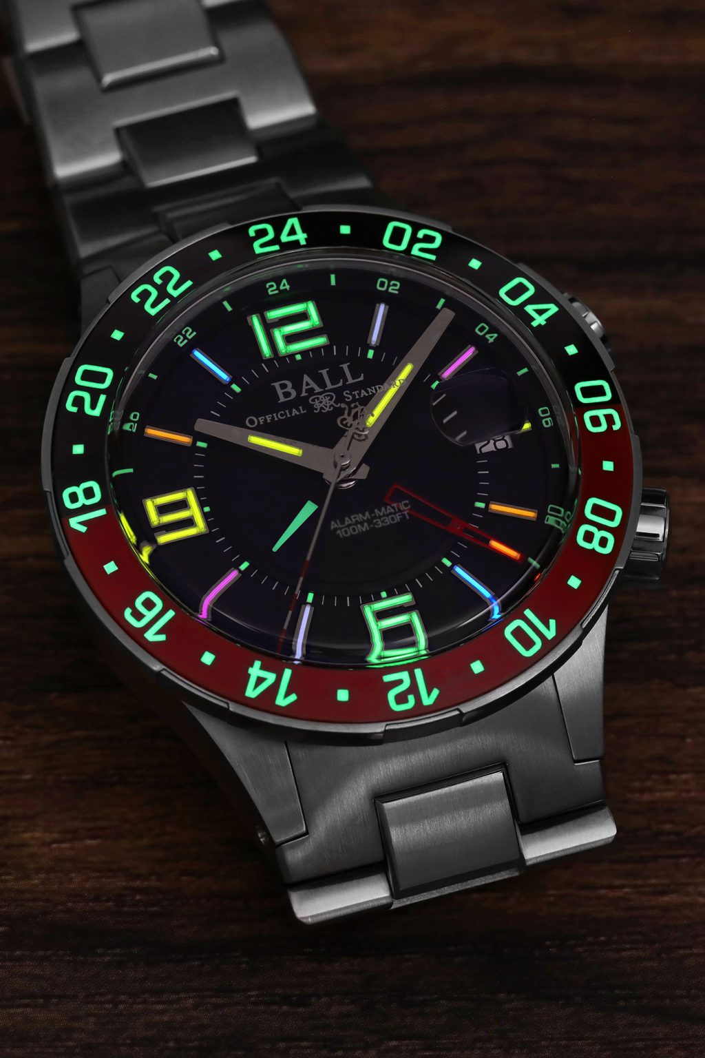 Ball Roadmaster M Model A - zegarek z mechanicznym alarmem i wskazaniem ...