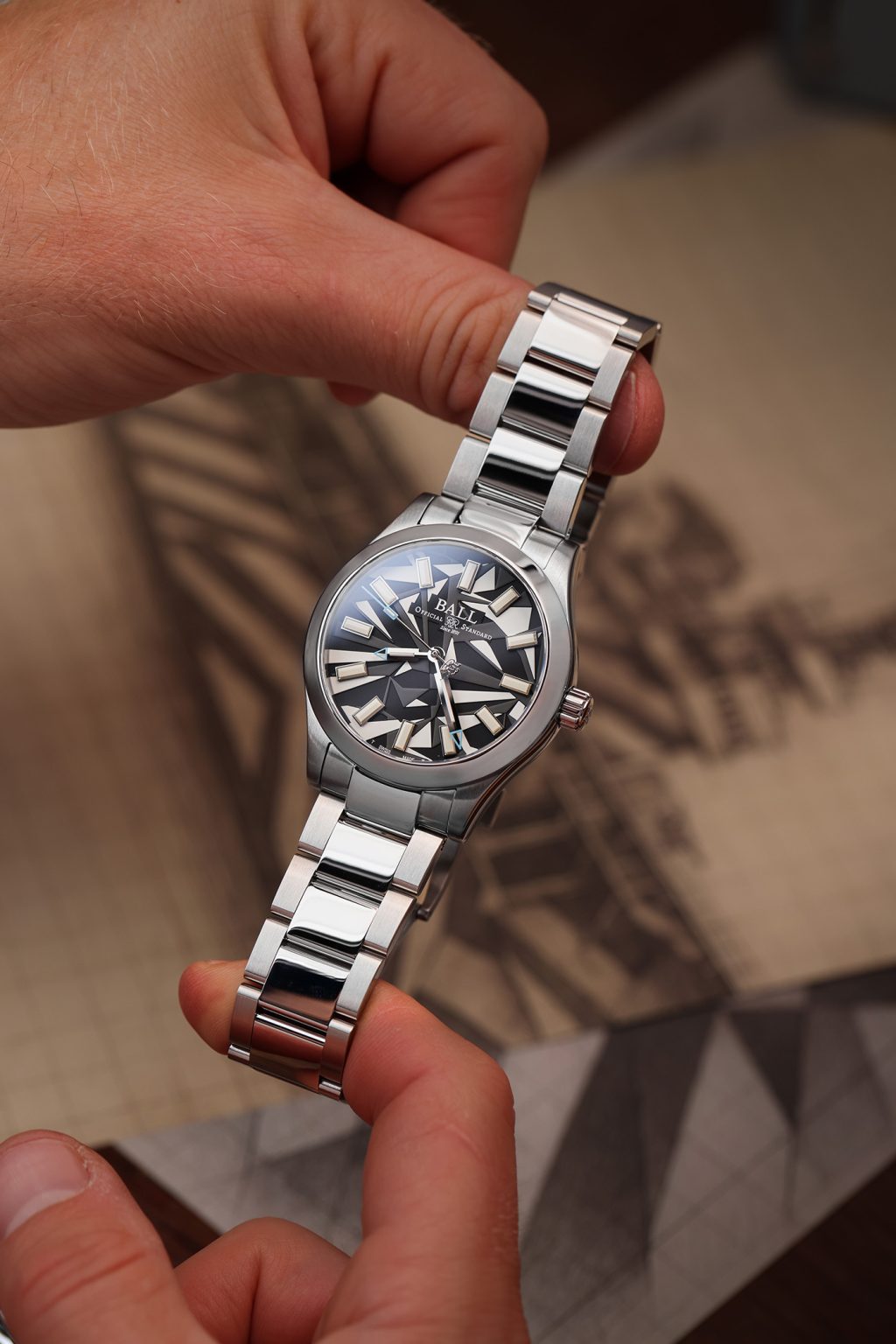 Ball x Oracle Time Engineer II Dazzle - z tarczą ozdobioną oślepiającym kamuflażem - CH24.PL