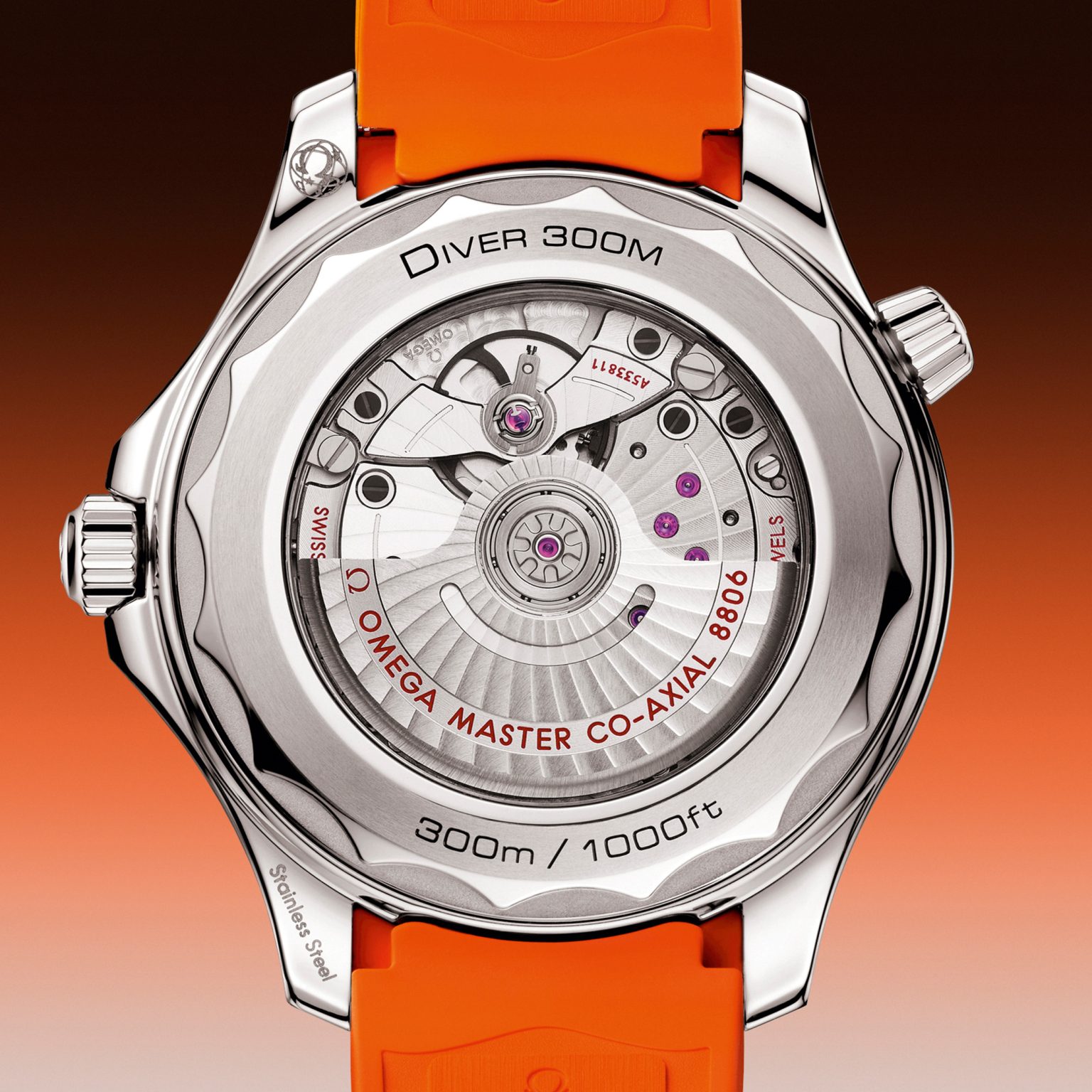 Omega Seamaster Diver 300M "Orange" z pomarańczowymi akcentami - CH24.PL