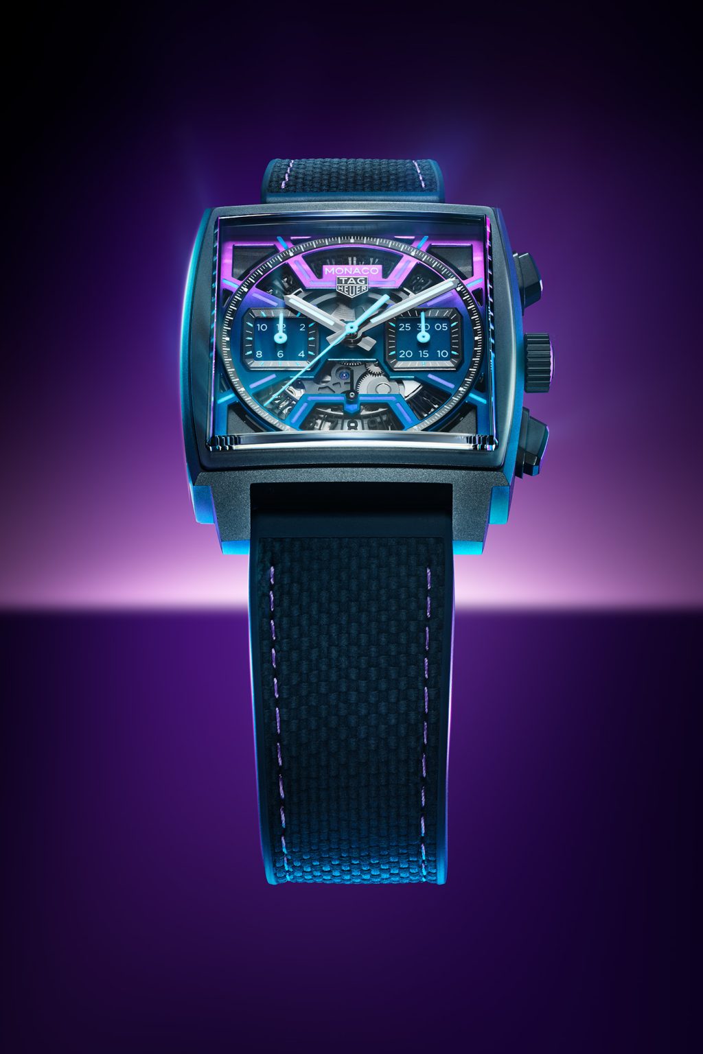 TAG Heuer Monaco Chronograph Skeleton - inspirowany nocnym wyścigiem ...