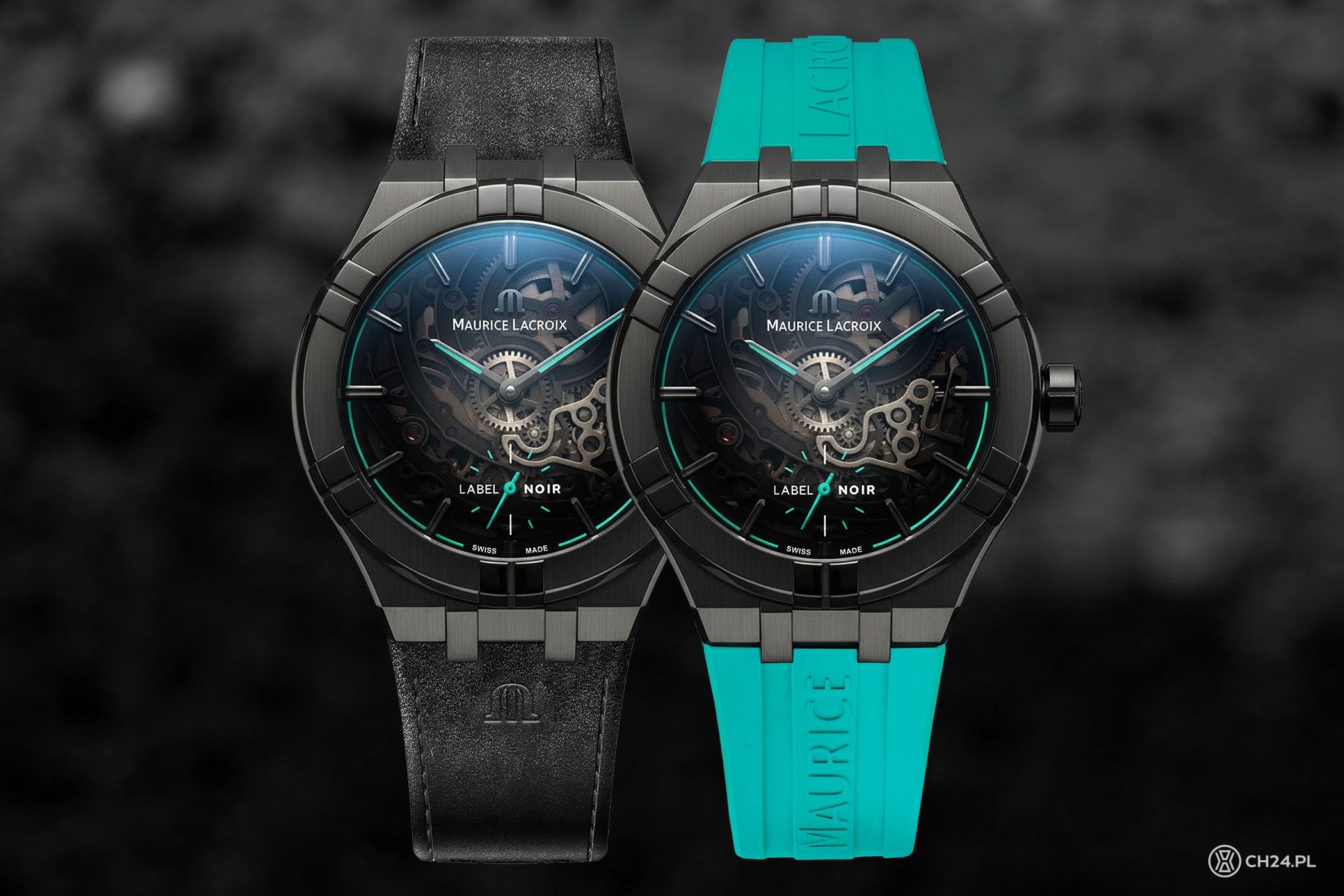 Maurice Lacroix Aikon Automatic Skeleton 45 mm Label Noir Limited ...